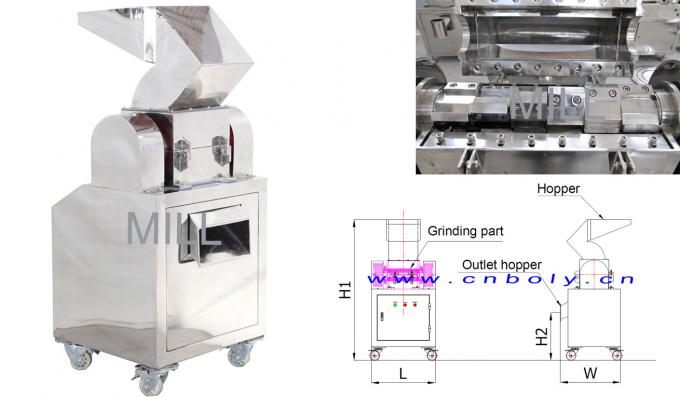 Shell Egg Shell Chilli Grinding Machine , Oyster Shell Crushing Machine